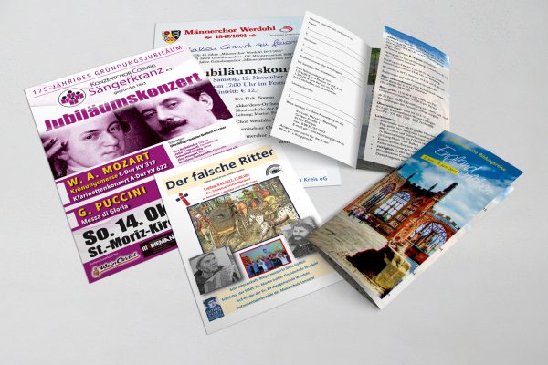 Informativ – ob als Flyer, Poster oder Handzettel